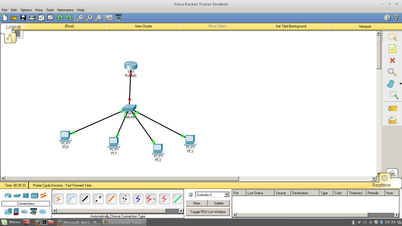 cara mengganti hostname menggunakan CLI di Cisco Packet Tracer