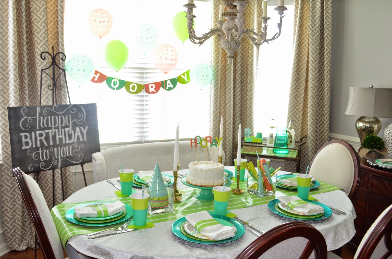 The Cheerful Home: Oh Joy! Eddie's Birthday Dinner