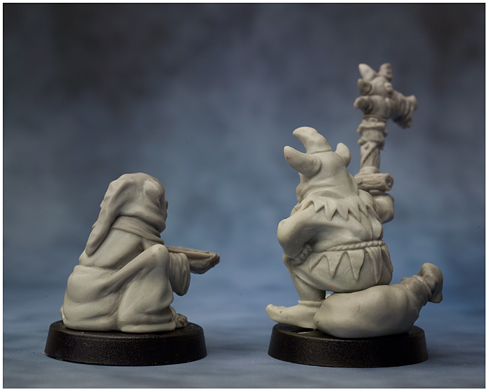 Paint Splats: Ex Royal Court Dwarf Jester with assistant