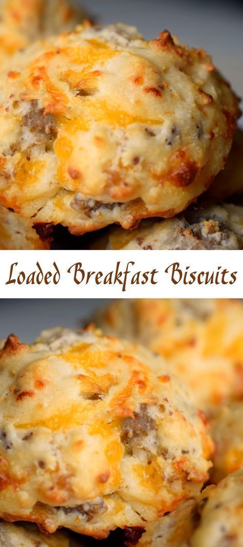 Loaded Breakfast Biscuits - Special Cake and Cooking