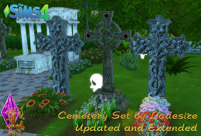 Ladesire's creative corner): TS4 - Cemetery Set (Updated and Extended ...