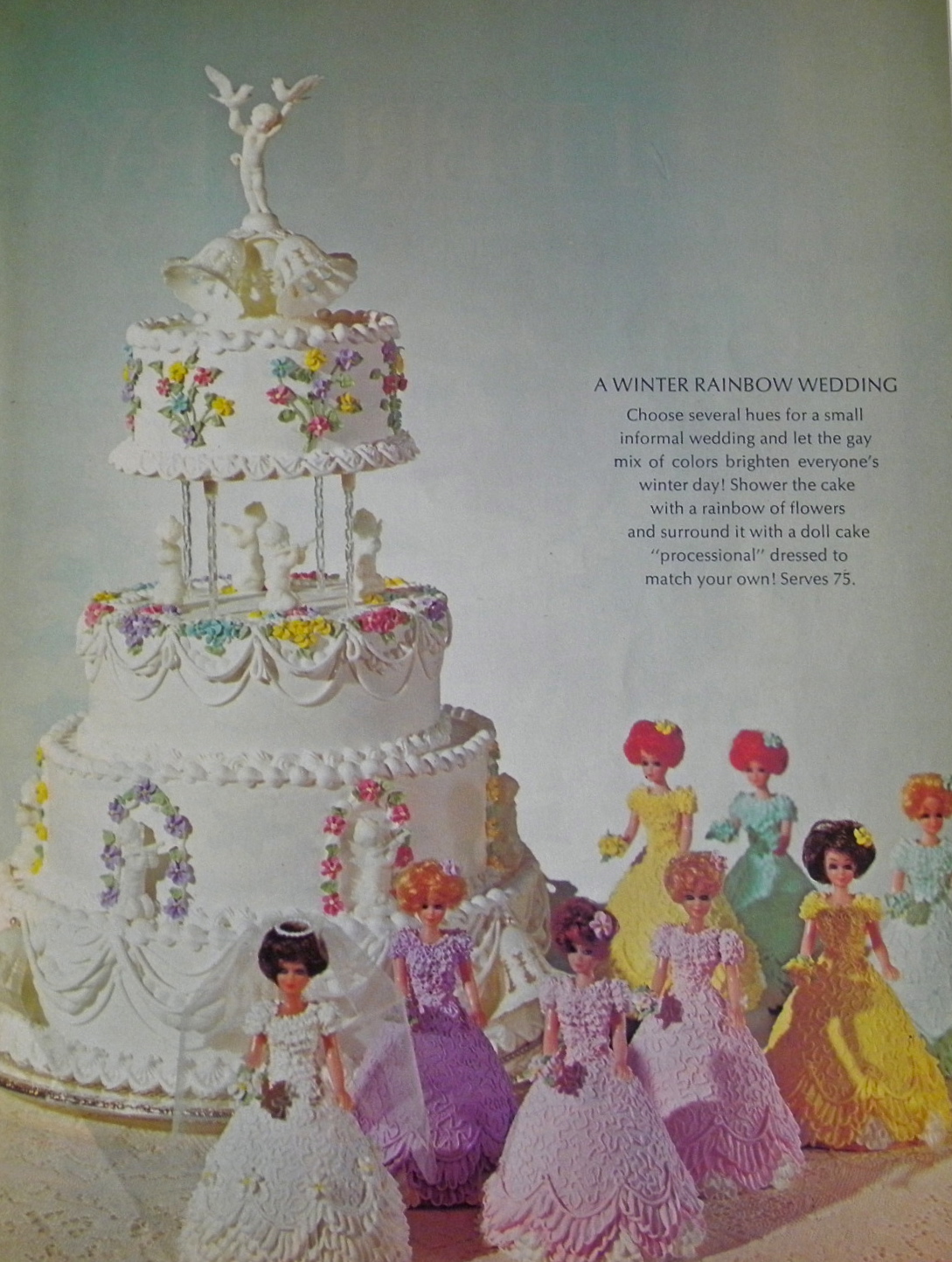 Vintage Wilton Wedding Cakes