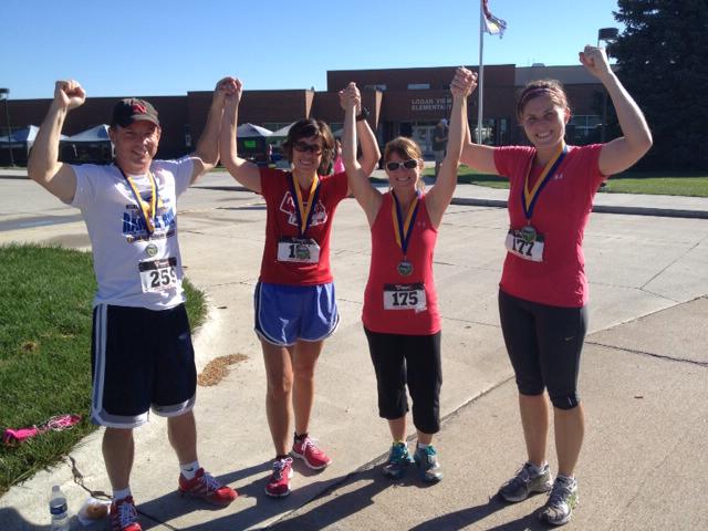 only Half crazy: Race Recap: Logan View Raider Run