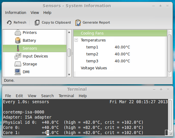 Cara Monitor Suhu CPU, Kecepatan Fan & Voltase Di Linux Mint Melalui ...