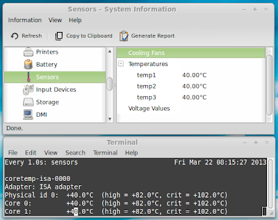 Cara Monitor Suhu CPU, Kecepatan Fan & Voltase Di Linux Mint Melalui ...