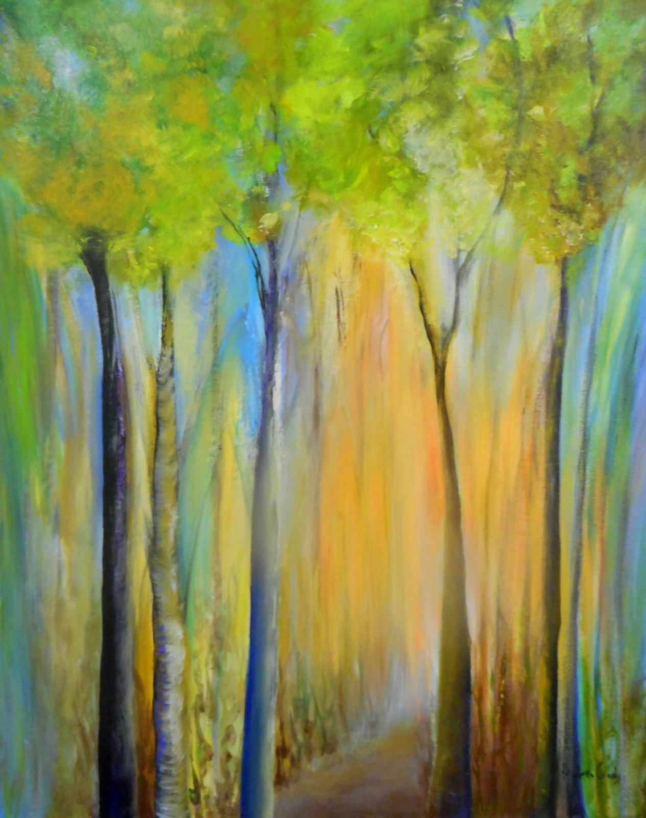 Kathleen Crosby Fine Art: Glowing Path