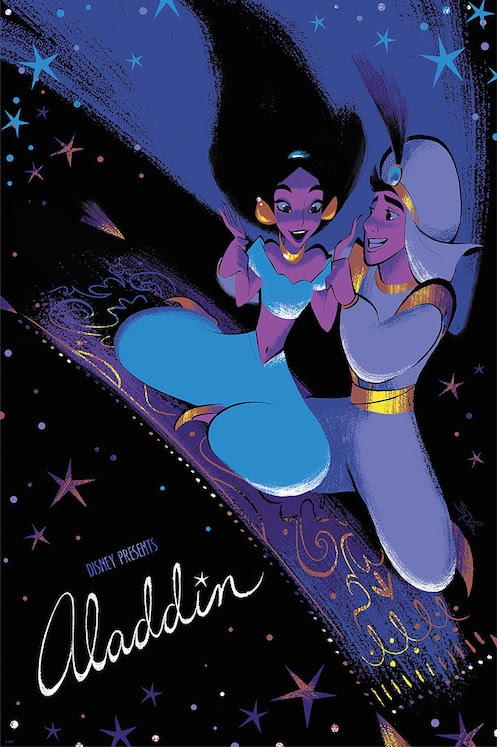 The Blot Says...: Disney's Aladdin Screen Print by Brittney Lee x ...