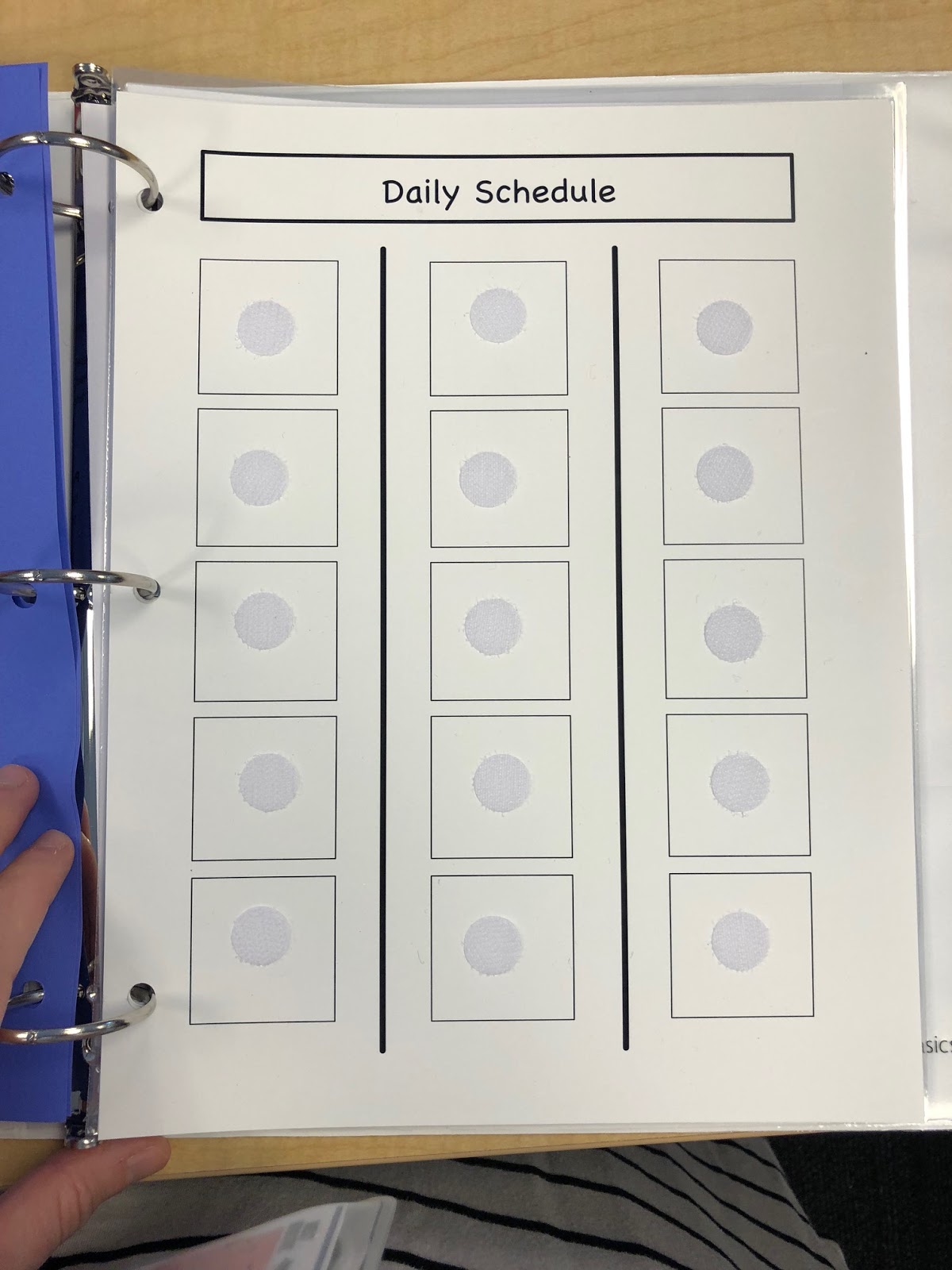 Autism Tank: Classroom Set-Up: Visual Schedules