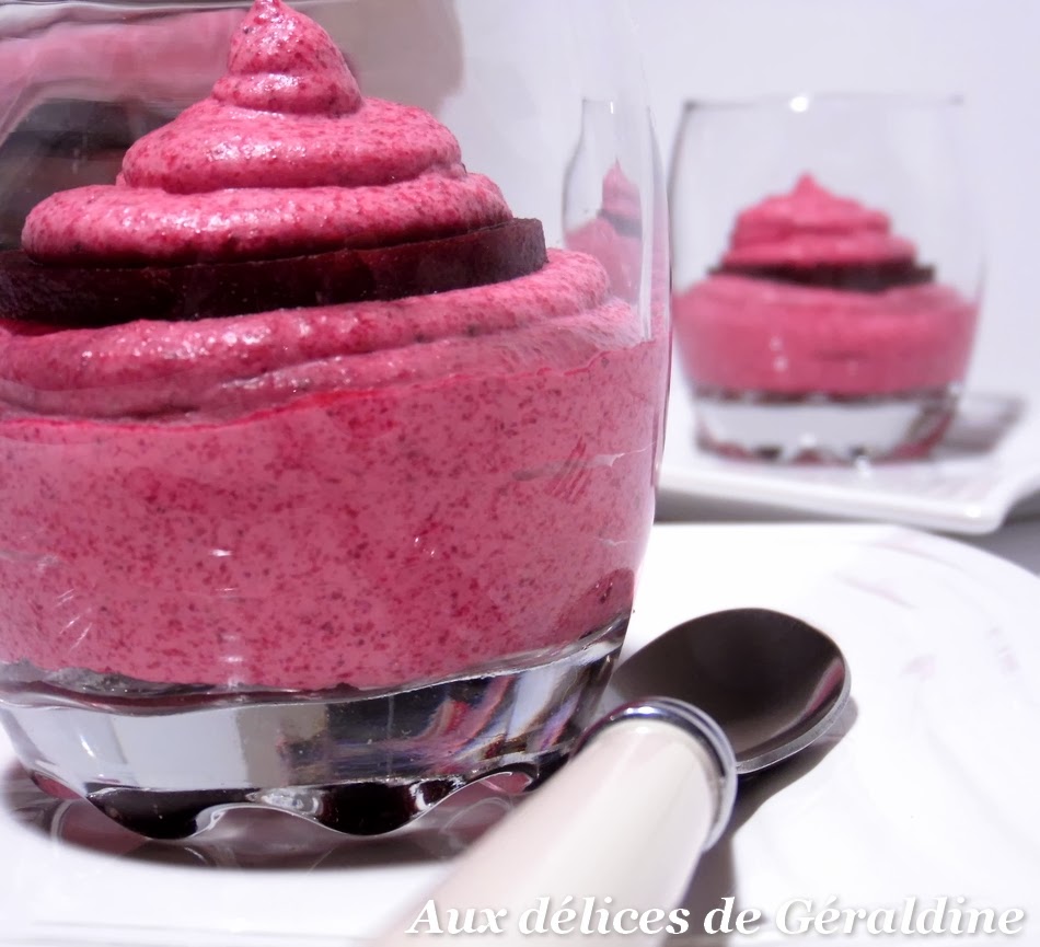 Aux délices de Géraldine: Mousse de betterave au mascarpone