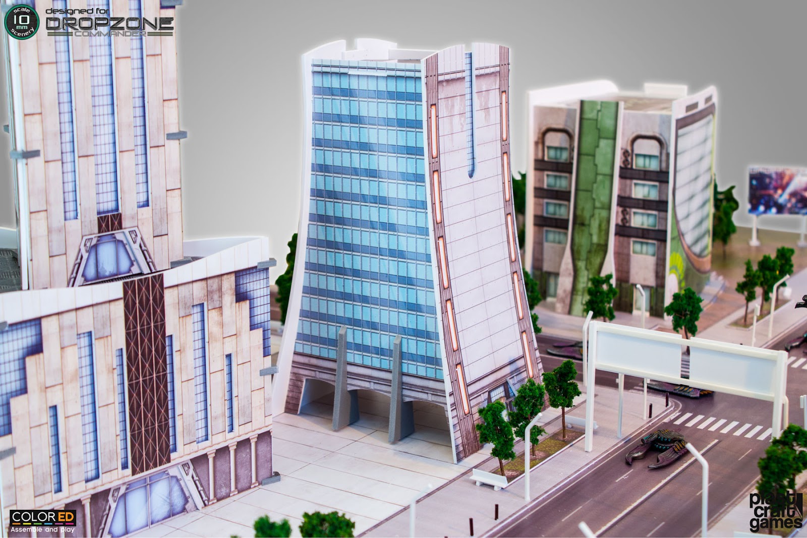 10mm Wargaming: New Dropzone Commander Buildings from Plast Craft Games