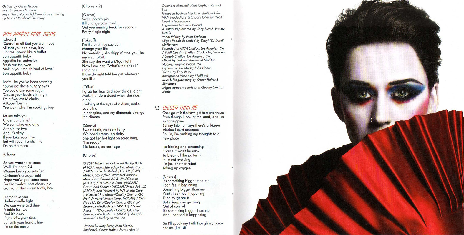 Encarte: Katy Perry - Witness (Target Exclusive) - Encartes Pop