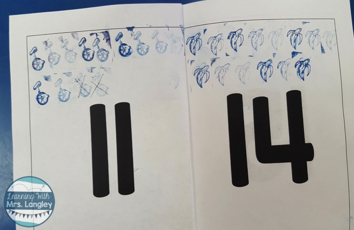 Number Stamping FREEBIE! | Learning with Mrs. Langley