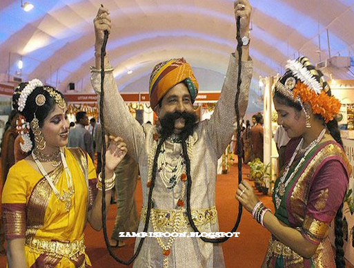 Lelaki Ini Memiliki Misai Terpanjang Didunia. - Gaban Comel