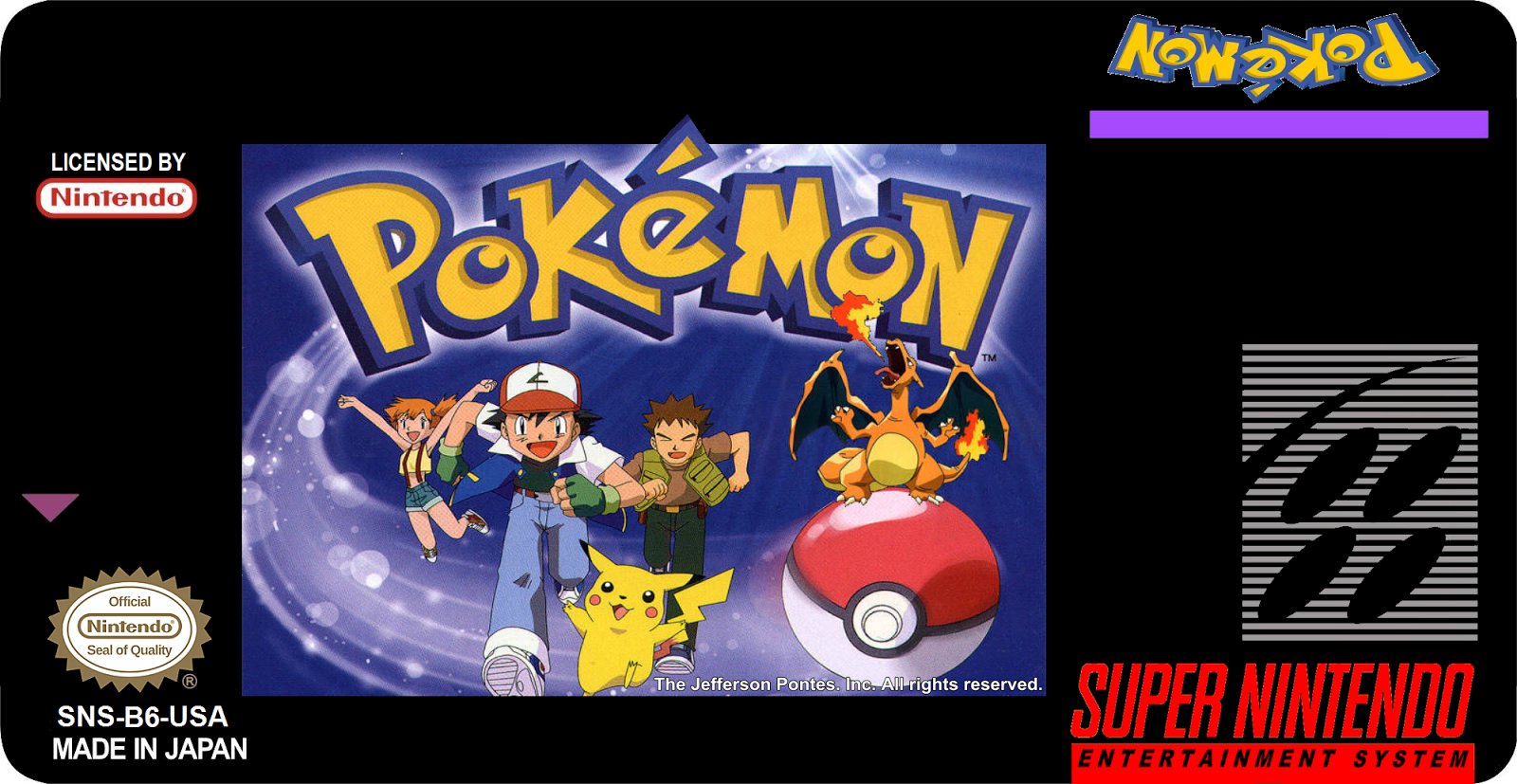 Super Nintendo Labels: Pokemon Stadium