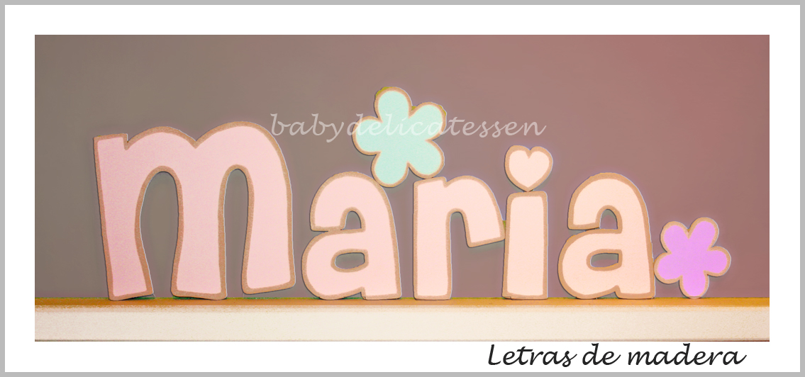 BABY DELICATESSEN LETRAS DE MADERA: enero 2013