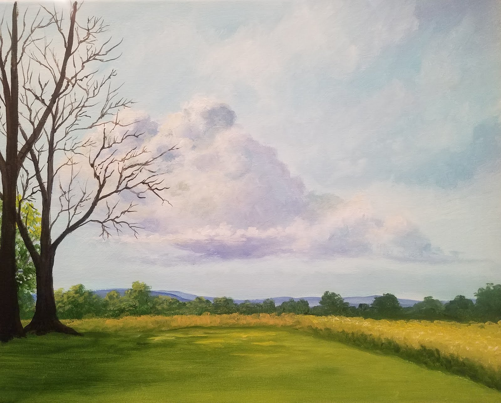 PAINTING PASTURES AND HORSES