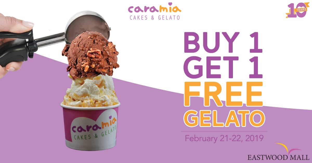 Manila Shopper: Cara Mia Eastwood Buy1 Get1 Gelato Promo: Feb 2019