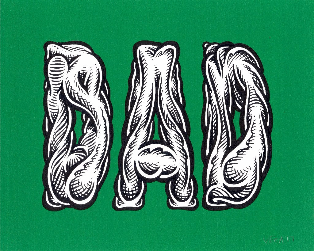 INSIDE THE ROCK POSTER FRAME BLOG: Mark Dean Veca TRI-GLYPHS New ...