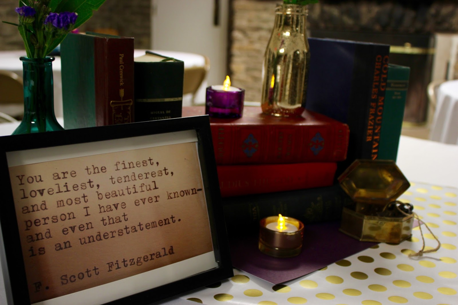 D.I.Y. Louisville: Vintage Library Wedding Reception