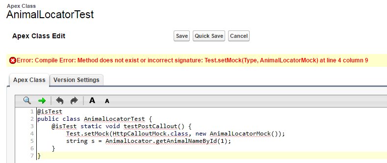 Salesforce Globe For You Salesforce Shorts Error Compile Error Method Does Not Exist Or
