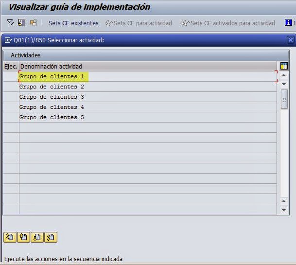 SAP Integral: Crear Grupo Cliente