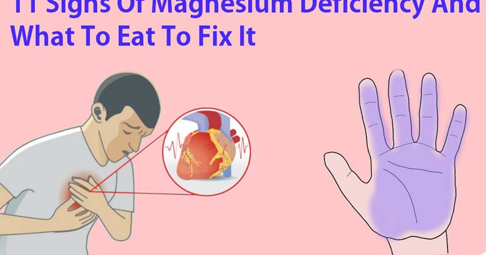 11 SIGNS OF MAGNESIUM DEFICIENCY AND WHAT TO EAT TO FIX IT - precious ...