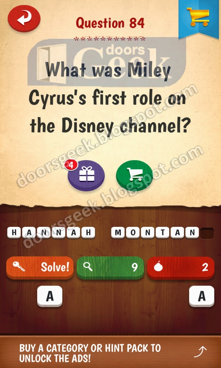 The American Quiz - Level 84 ~ Doors Geek