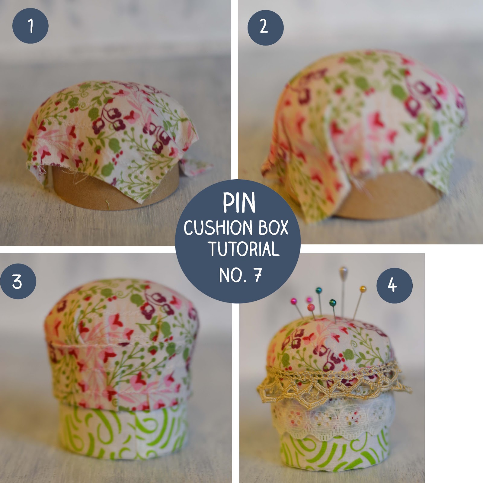 Curiositaellya: DIY Cilindrical 'Pin Cushion' Container Tutorial