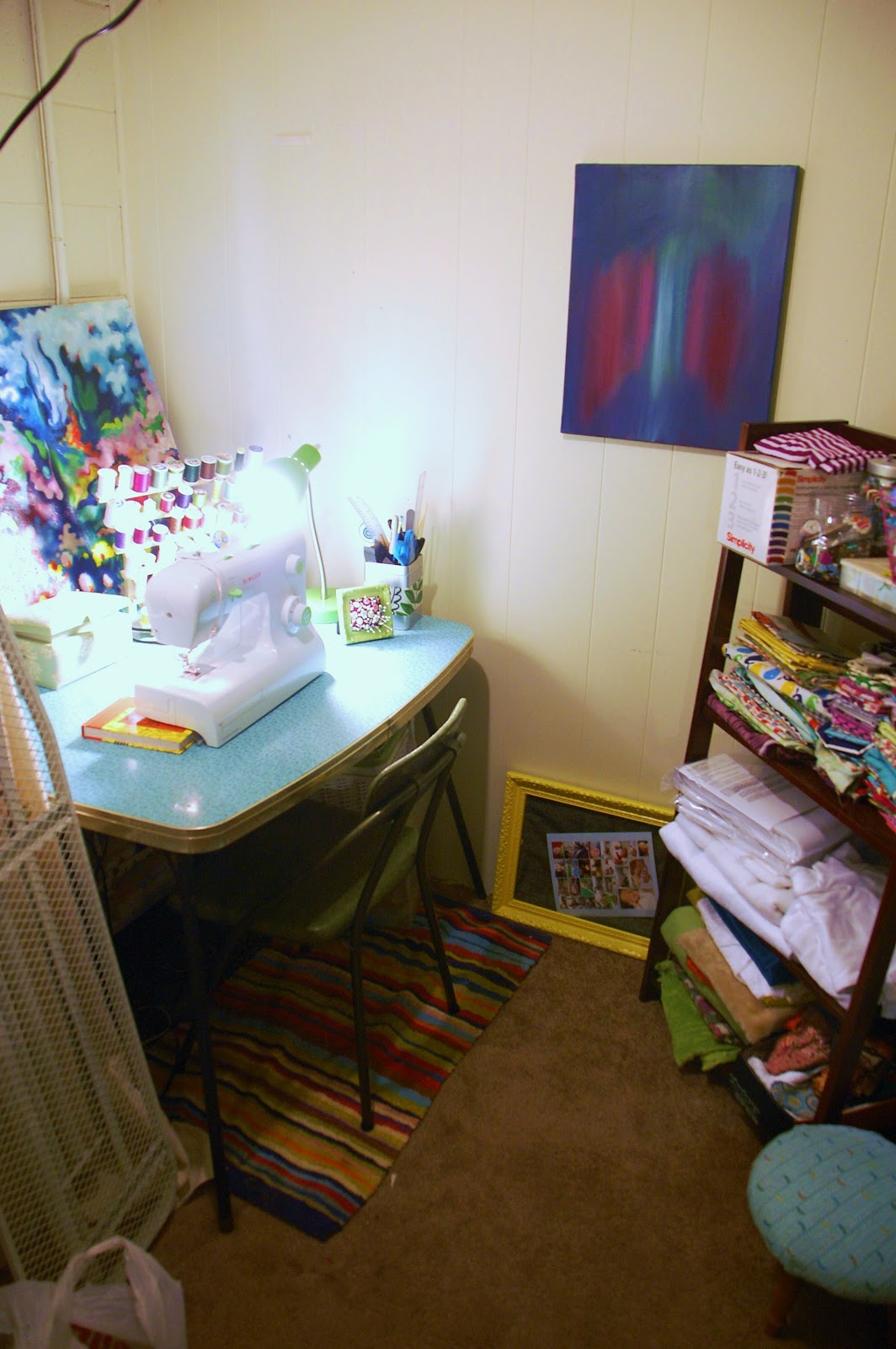 Thar She Sews!: A sewing nook makeover