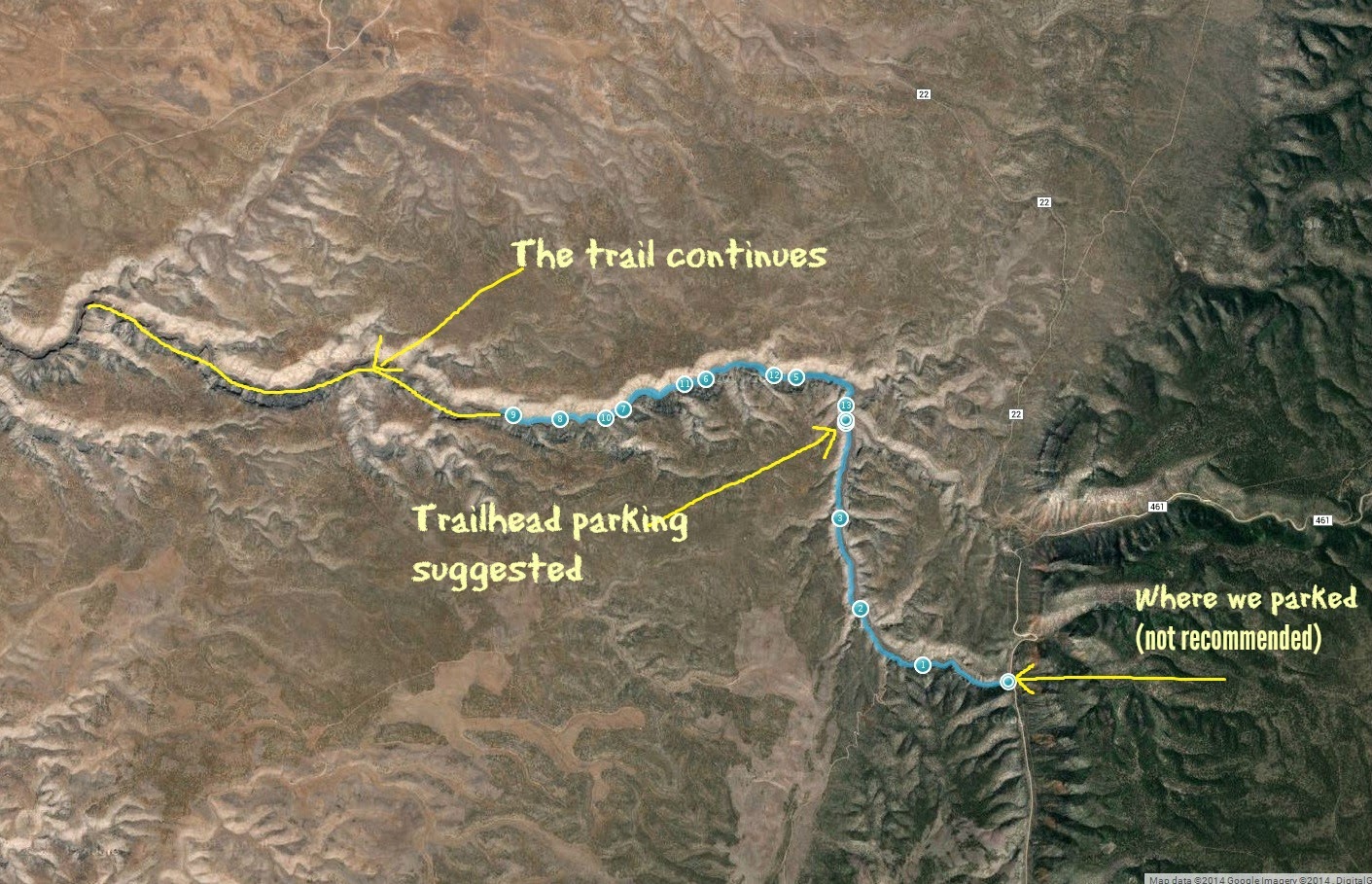 Dream Packer Trail Adventures: Snake Gulch, Arizona