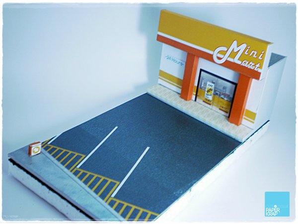 Mini-Mart Diorama Papercraft | Papercraft Paradise | PaperCrafts ...