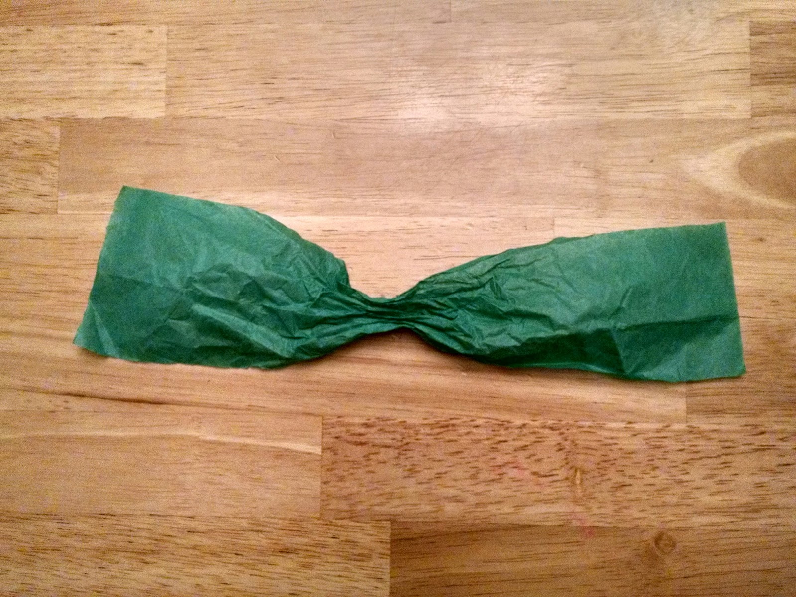 Must Run in the Family: Tissue Paper Wreath