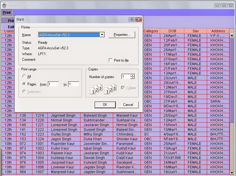 View Records From The Access Sql Table Using Swing Jtable