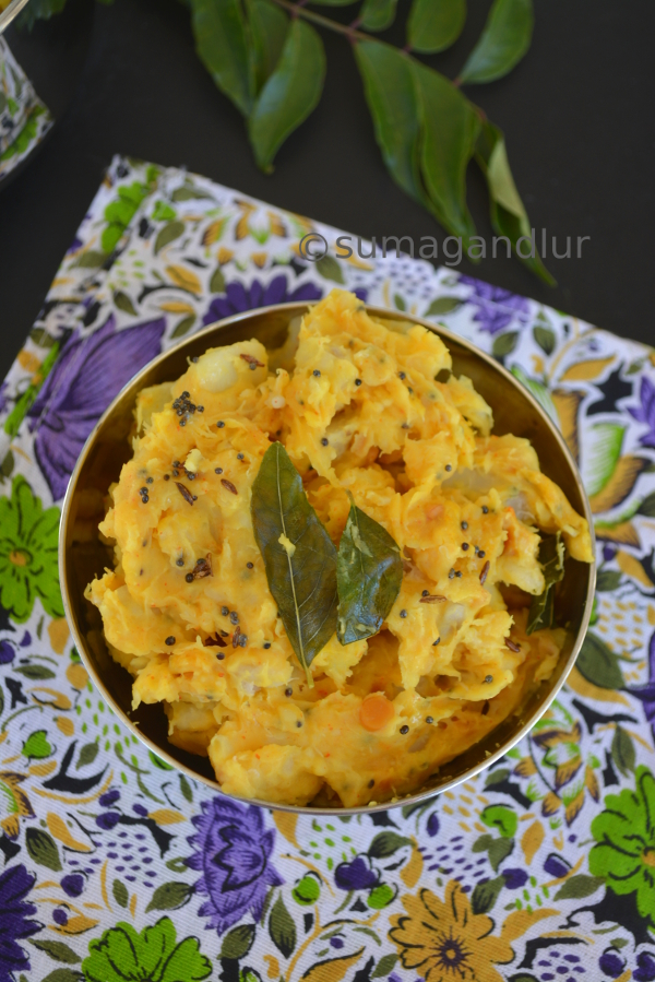 Veggie Platter: Chamagadda Koora