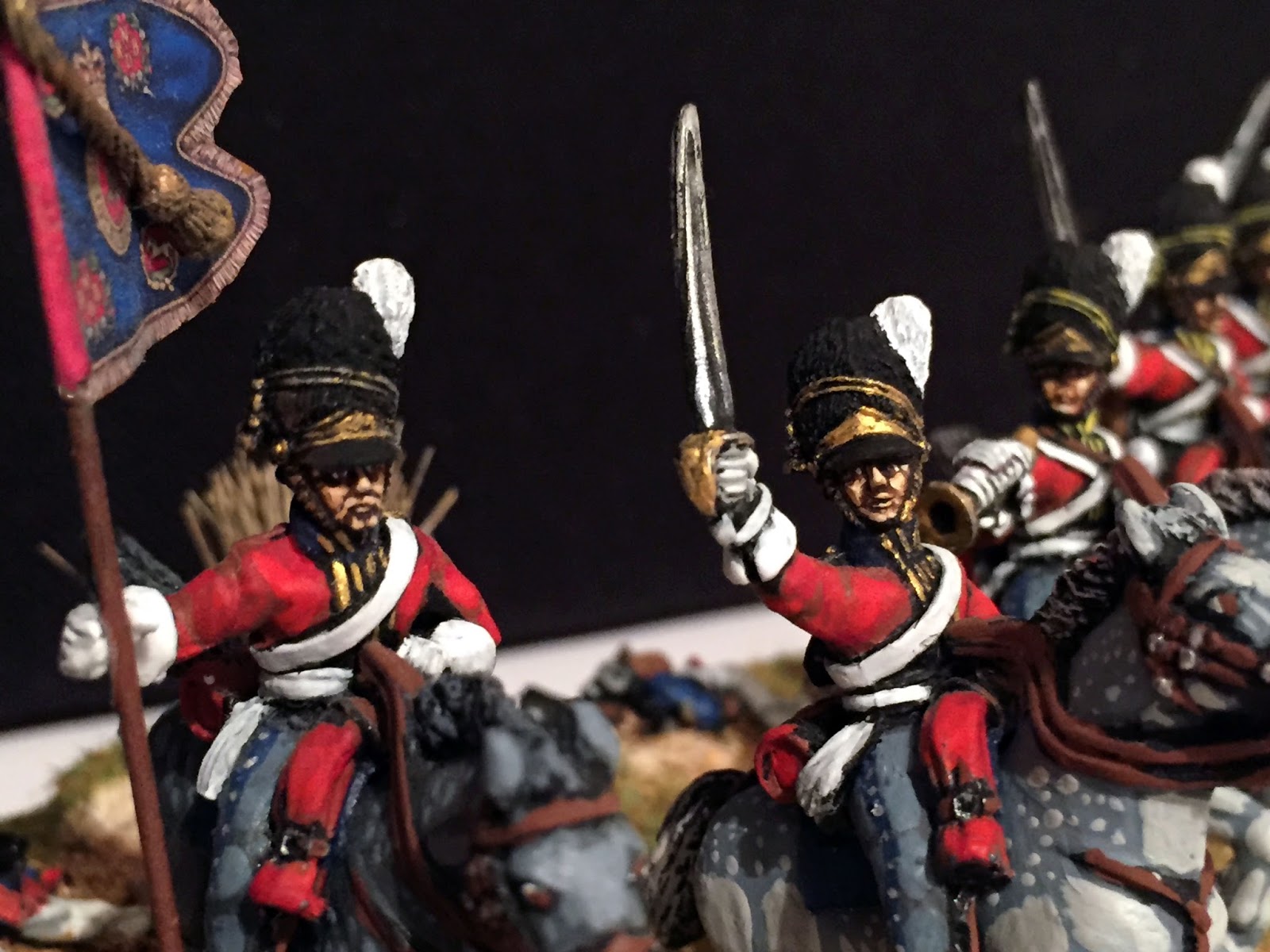 The Queens Shilling : 28mm Napoleonic - Royal Scots Greys - Waterloo 1815