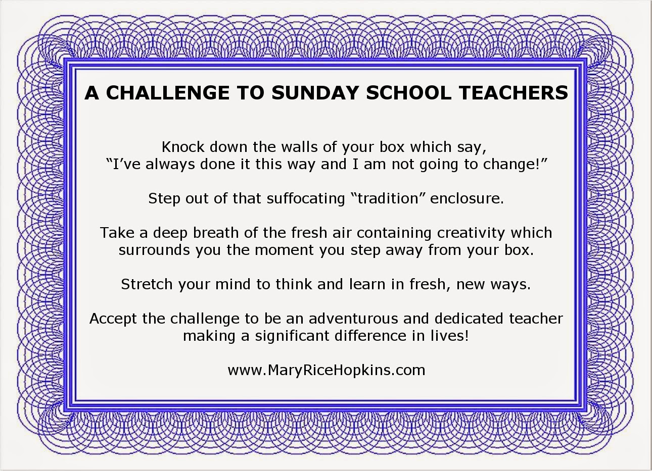 IDEAS UNLIMITED A Challenge To Children s Sunday School Teachers ideas-unlimited-a-challenge-to-children-s-sunday-school-teachers