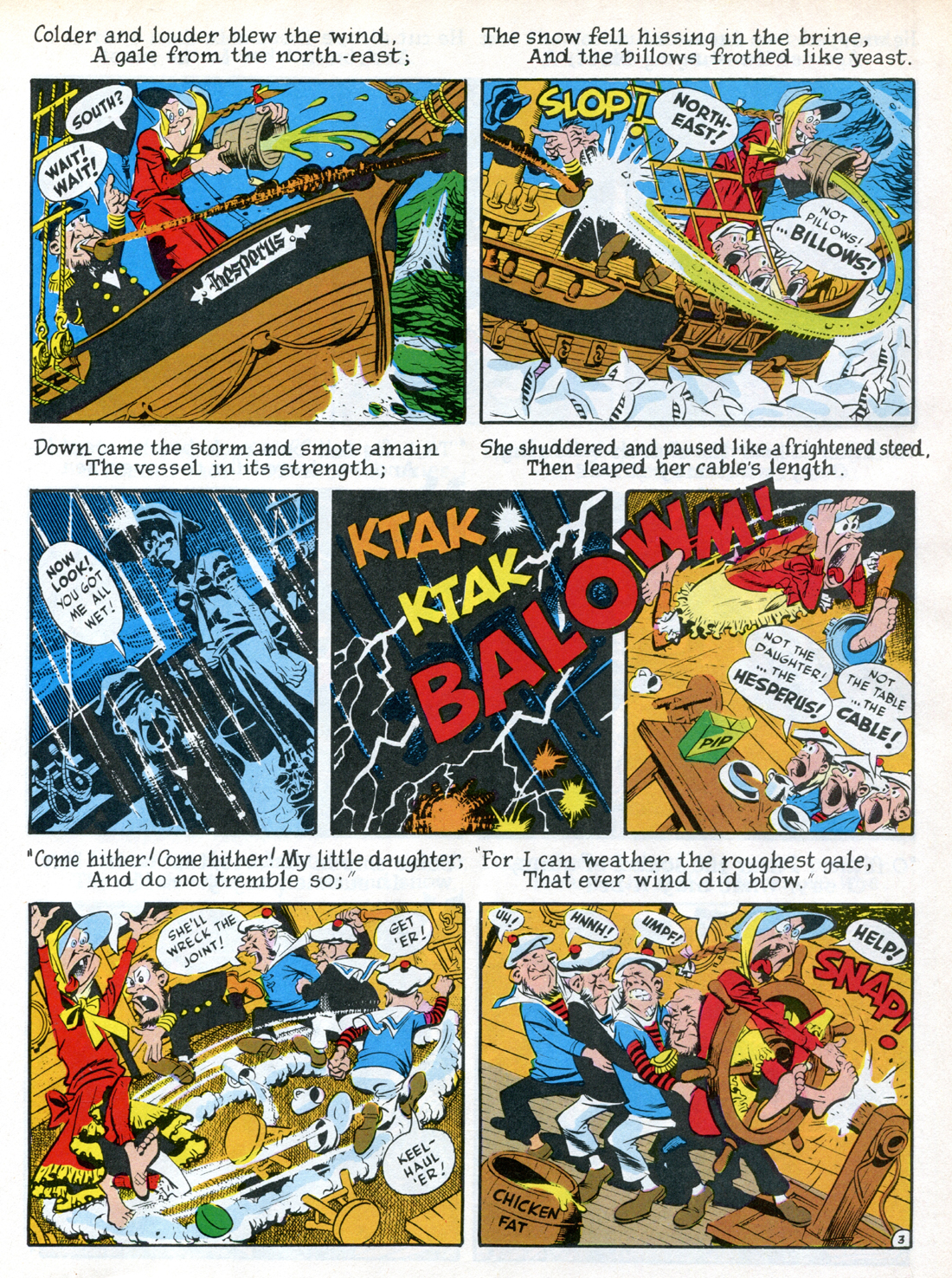 Inside Jeff Overturf's Head: "Wreck of the Hesperus!" - Wally Wood ...