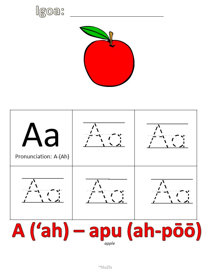 Samoan for Kids: Samoan Alphabet - Free, printable activity worksheets ... Samoan for Kids: Samoan Alphabet - Free, printable activity worksheets ...