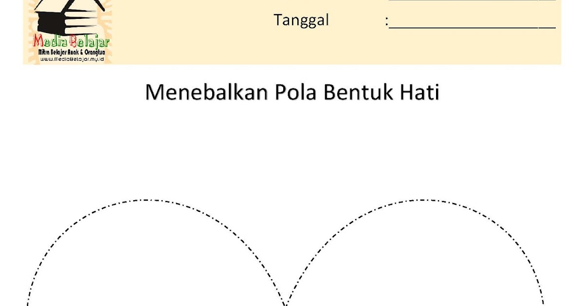 Menebalkan Pola Hati