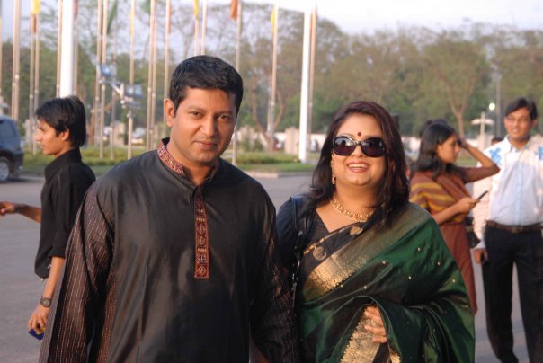 Bangladeshi Models: Bangladeshi tv actor mahfuz ahmed with his wife