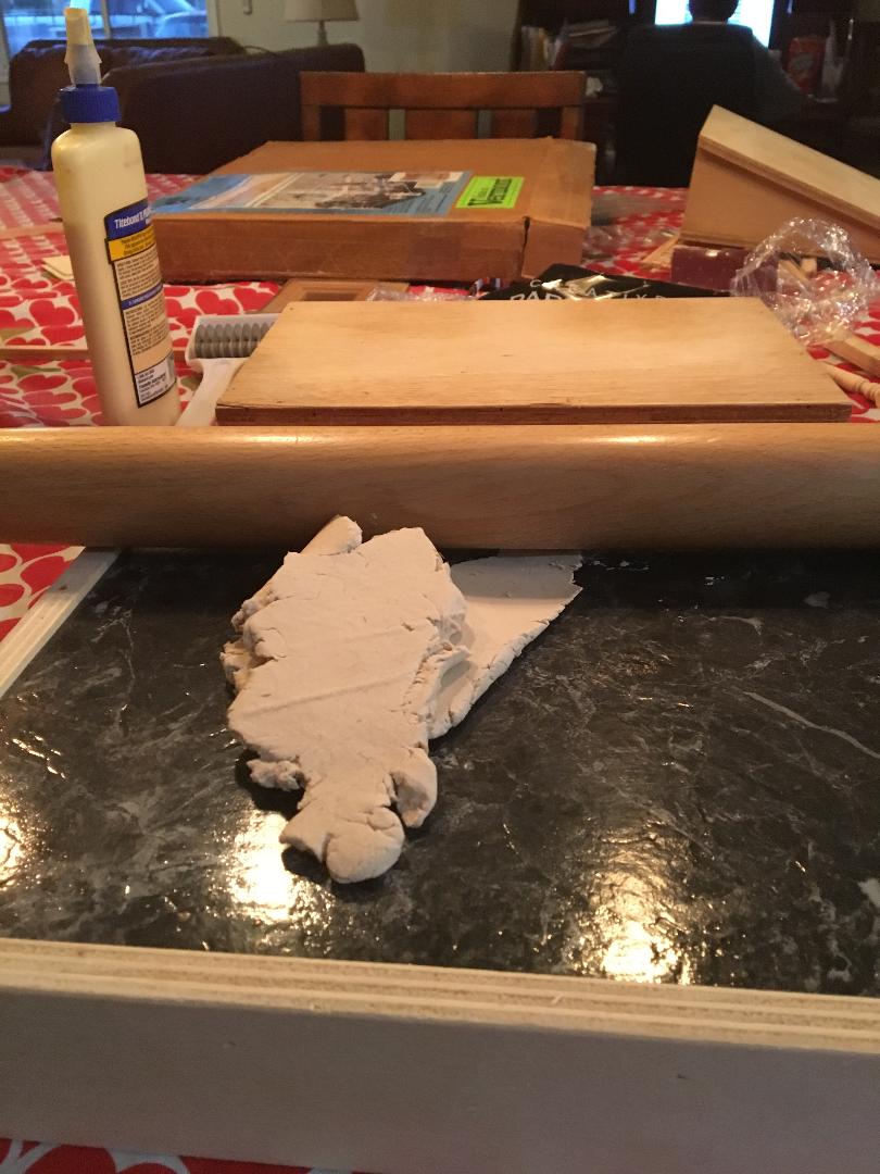 Paper Clay Bricks, Quick and Easy.