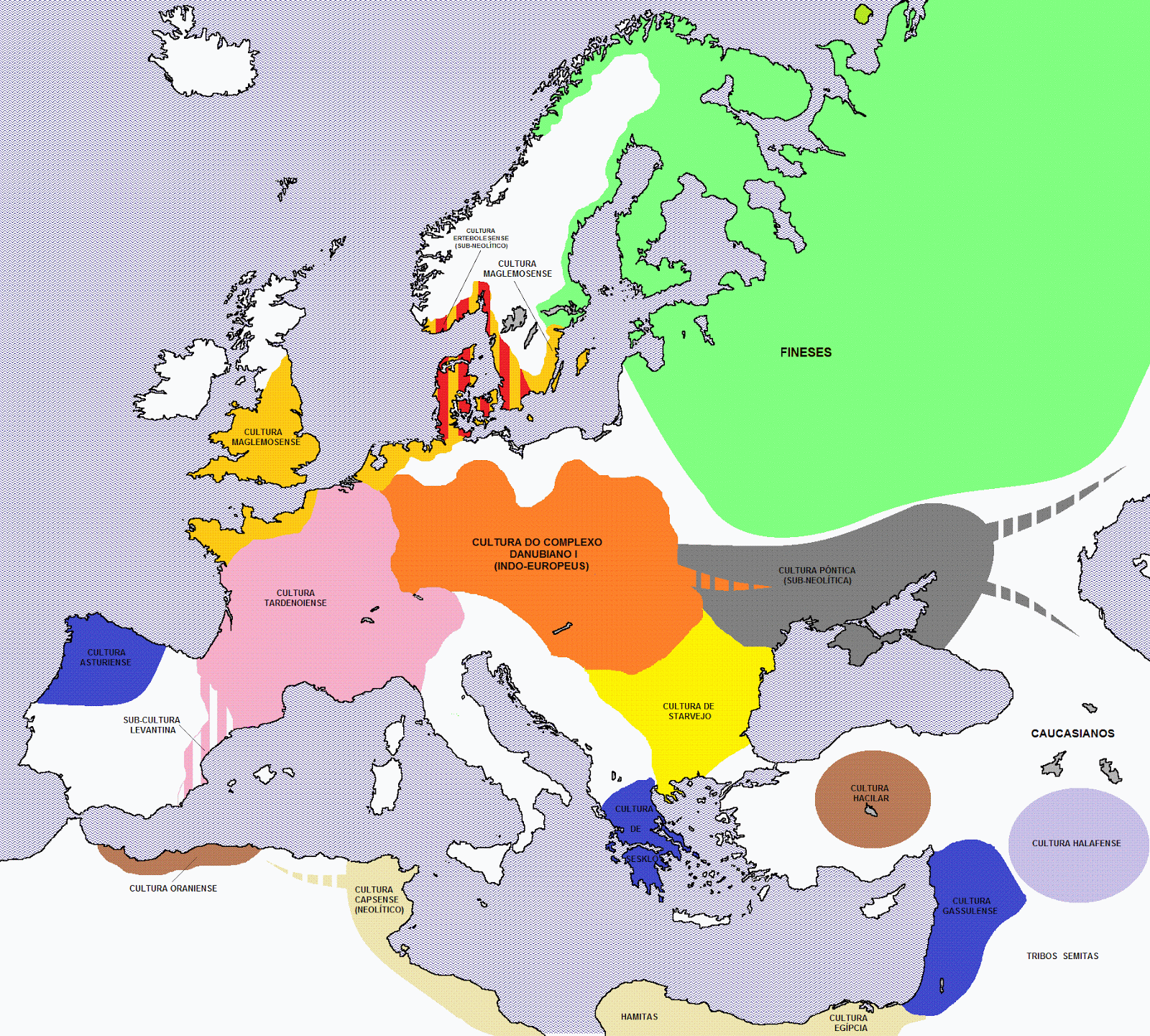 EUROPA HISTÓRICA: EUROPA - 5000 aC