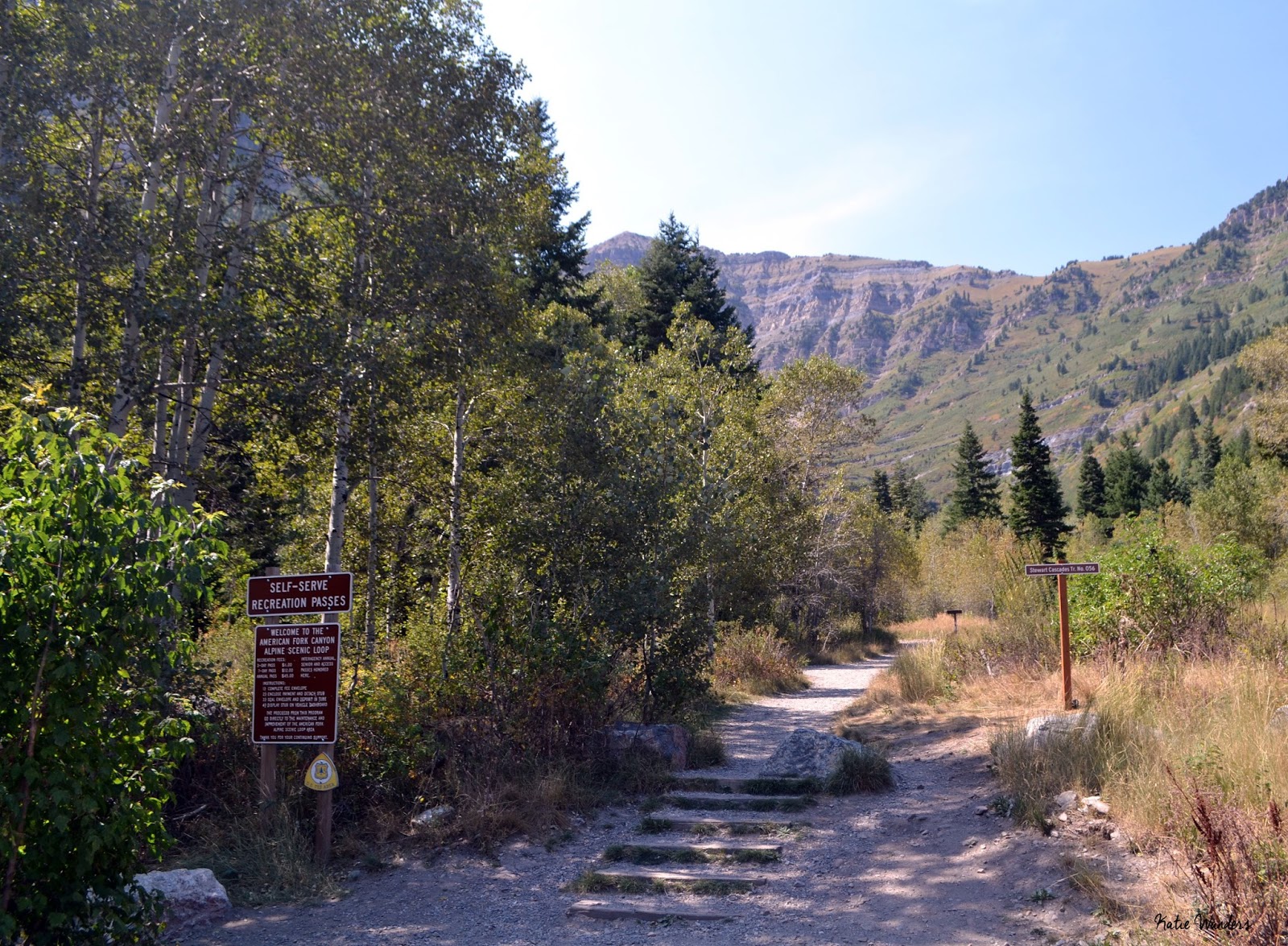 Katie Wanders : Stewart Falls Hike via Aspen Grove, Provo Utah