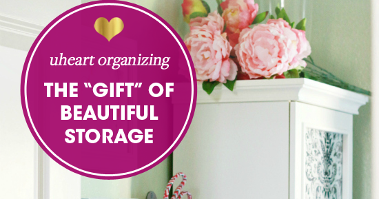 IHeart Organizing: UHeart Organizing: The "Gift" of Beautiful Storage