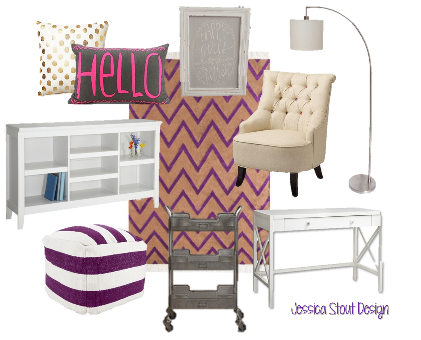 {Jessica Stout Design}: Tween Study & Lounge Design