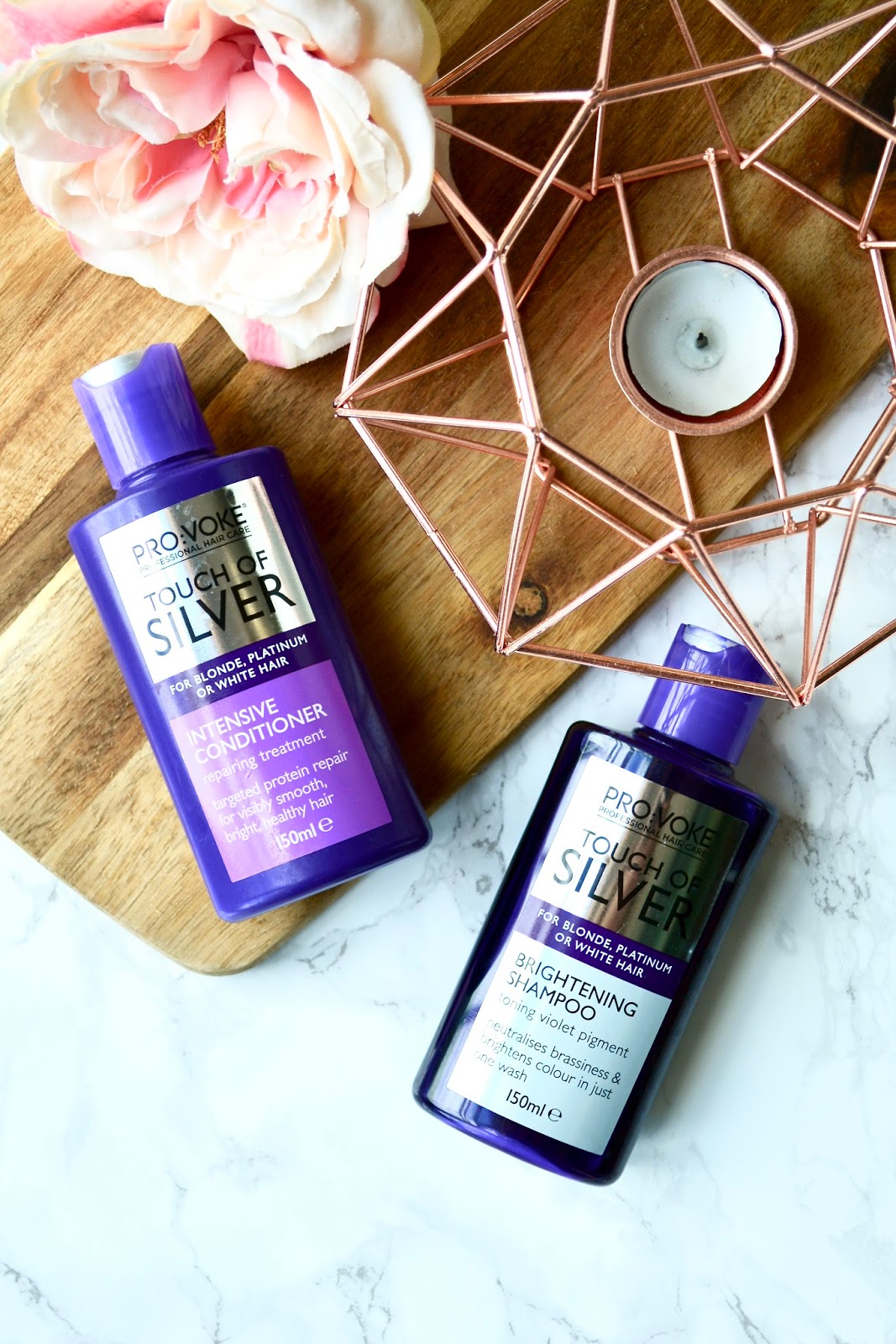 PROVOKE Touch Of Silver Shampoo & Conditioner | Keeping My Blonde Hair ...