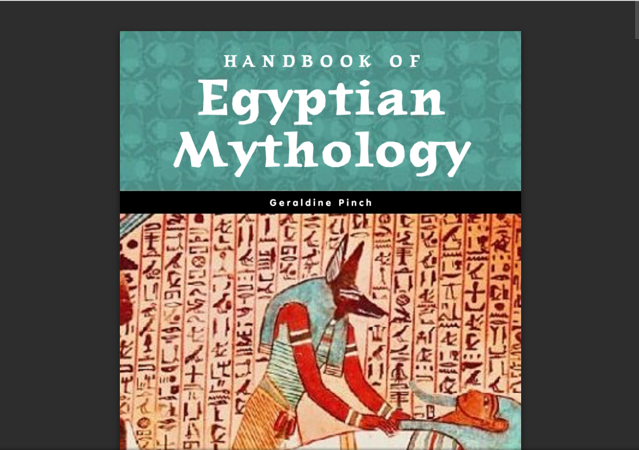 Egyptian Mythology - QuanTran's Library