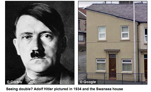 In the War Between.: Hitler House (complete with naff side parting.)
