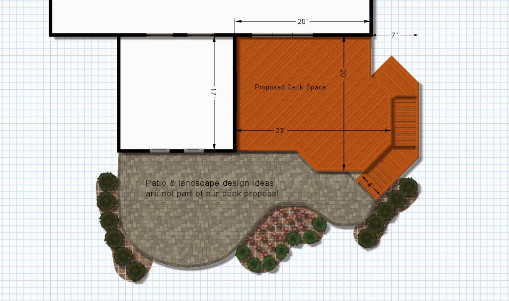 Outdoor Living: Deck designs from 2013 - Adding flair to a square deck.