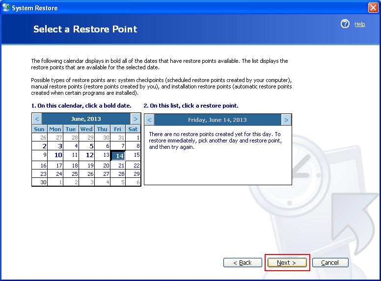 Windows XP: How to system restore in Windows XP?